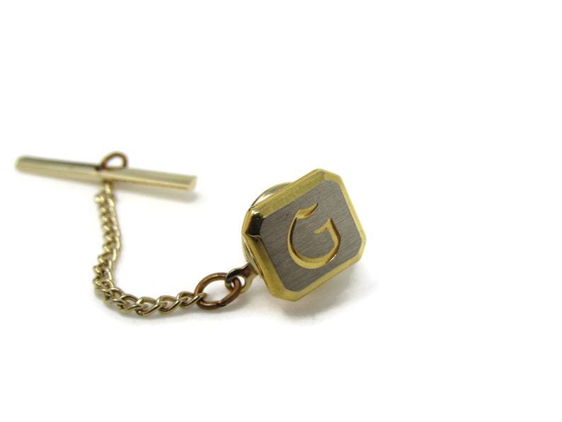 Letter G Initial Tie Tack Pin Vintage Men's Jewelry Nice - Etsy