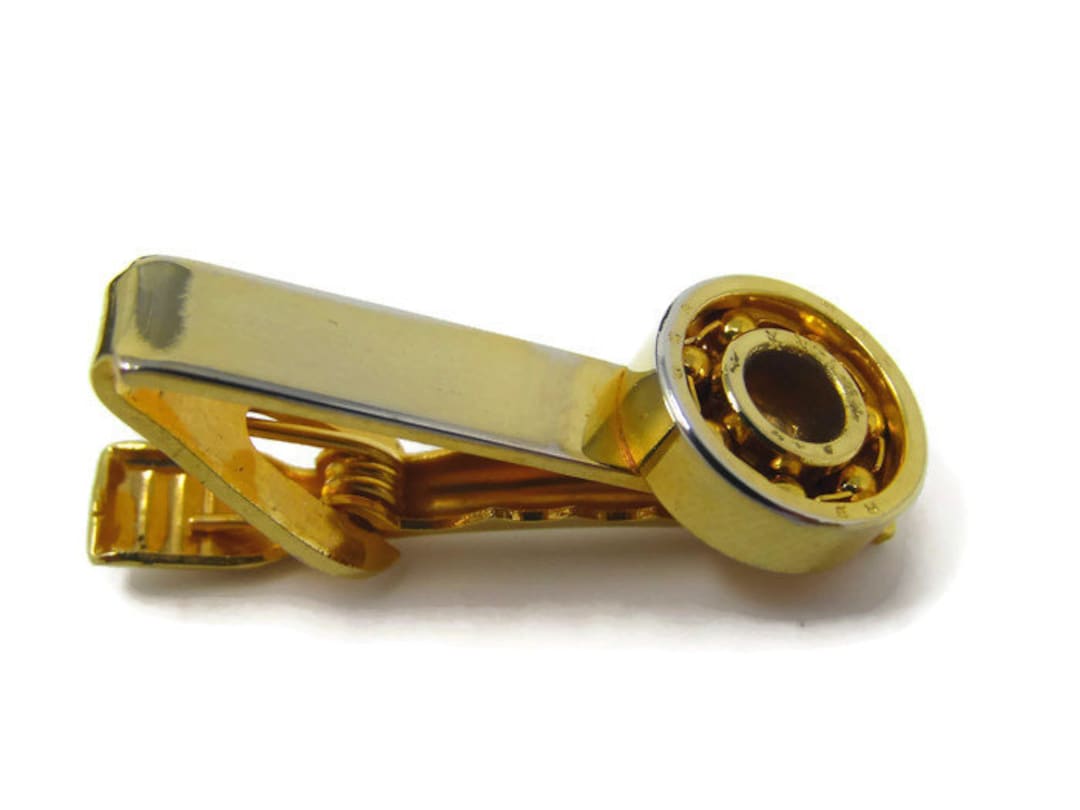 Radial Ball Bearing Tie Clip Vintage Tie Bar: Gold Tone - Etsy