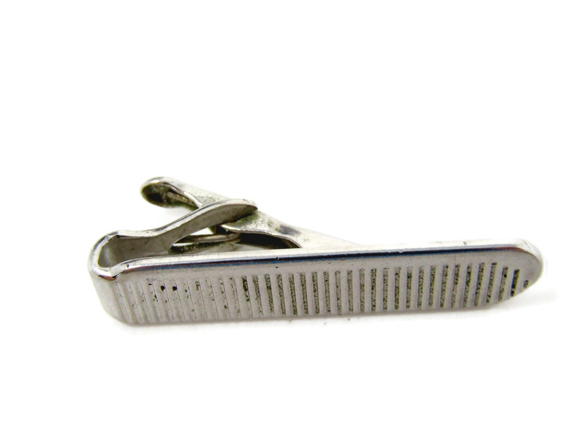 Cool Tie Clip Vintage Tie Bar Retro Grooves Gift for Dad Son - Etsy