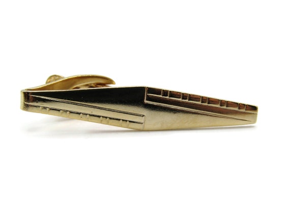 Diamond Shape Edged Edge Details Gold Tone Modernist … - Gem