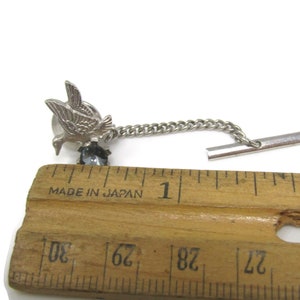 Duck Bird Tie Pin Tack Vintage: Beautiful Design Blue Jewel - Etsy