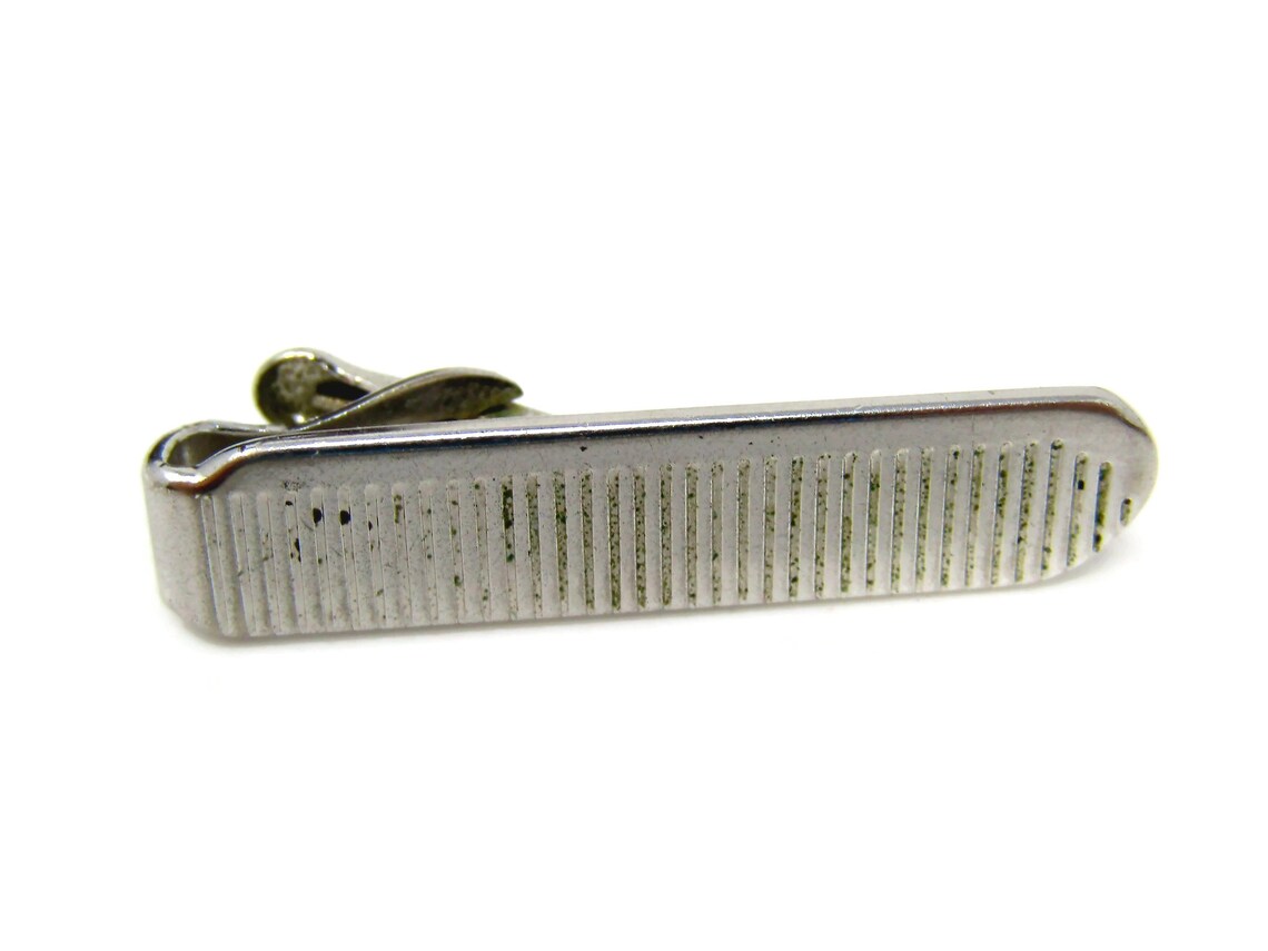 Cool Tie Clip Vintage Tie Bar Retro Grooves Gift for Dad Son - Etsy