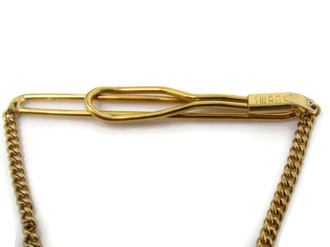 Triple Chain Link Tie Clip Vintage Tie Bar: Beautiful Design High ...