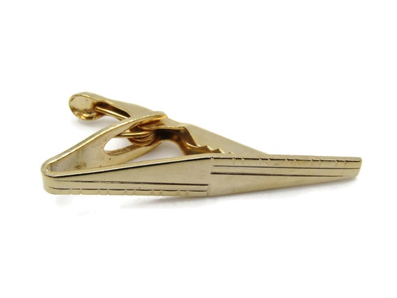 Diamond Shape Edged Edge Details Gold Tone Modernist … - Gem