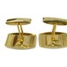 Vintage Cufflinks for Men Gold Tone Retro Design - Etsy