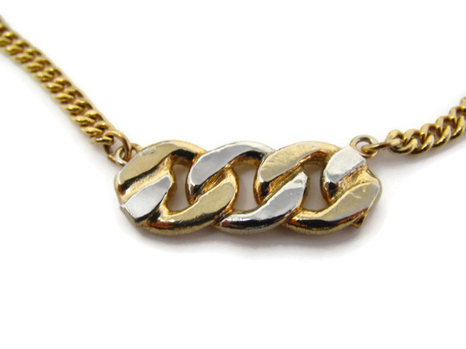 Triple Chain Link Tie Clip Vintage Tie Bar: Beautiful Design High ...