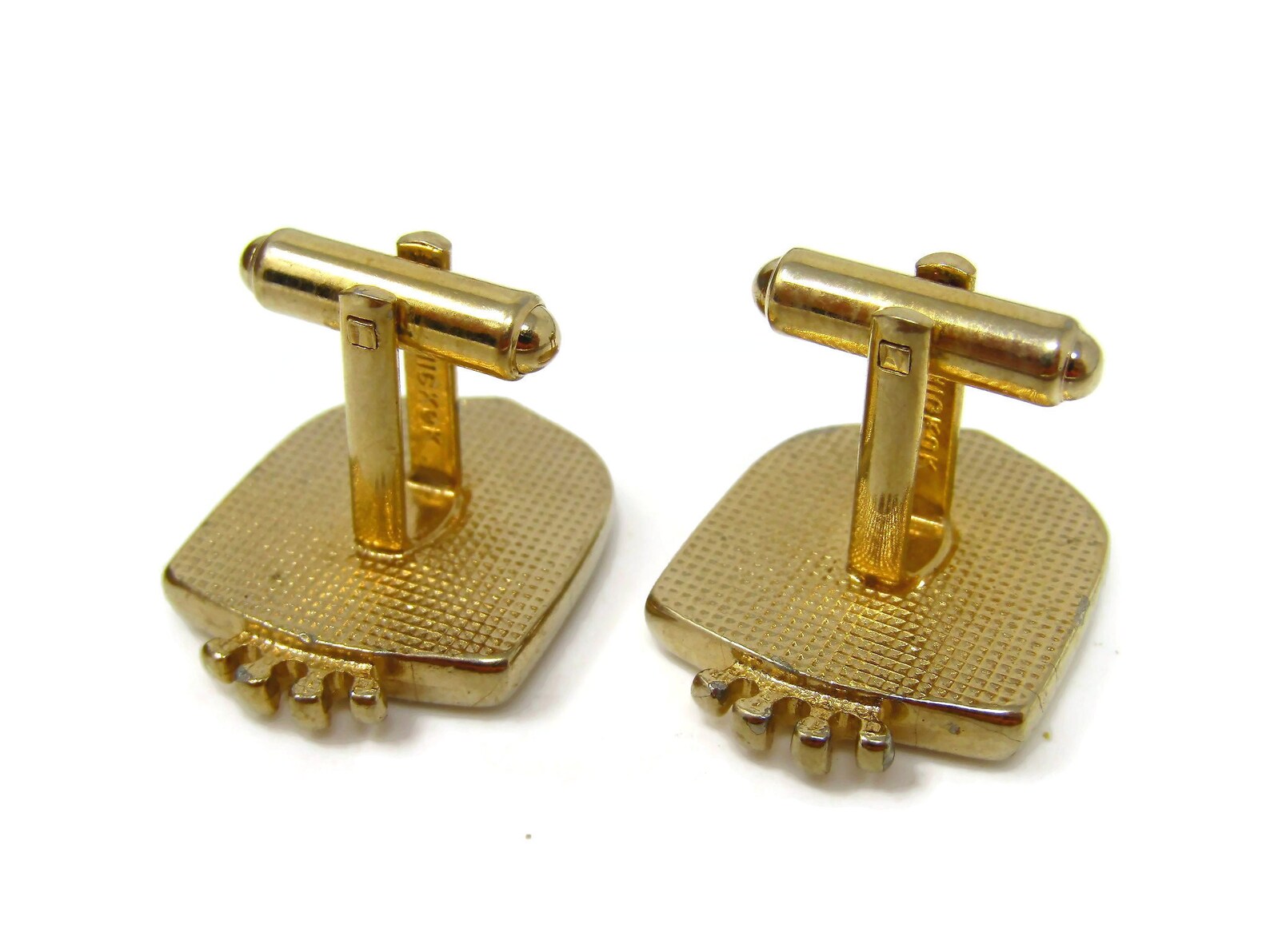 Shield Crest Cufflinks for Men Vintage (paint Wear) - Etsy