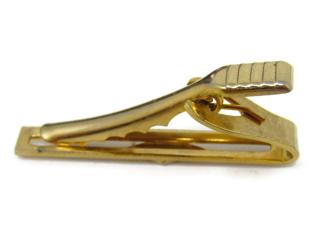 Cool Tie Clip Vintage Mens Tie Bar Open Middle Diamond Shape | Etsy