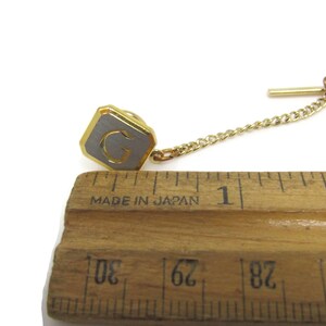 Letter G Initial Tie Tack Pin Vintage Men's Jewelry Nice Design ...
