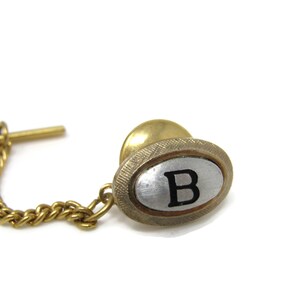 Letter B Initial Tie Tack Pin Vintage Men's Jewelry Nice Design - Etsy