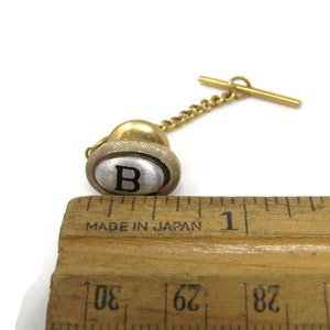 Letter B Initial Tie Tack Pin Vintage Men's Jewelry Nice Design - Etsy