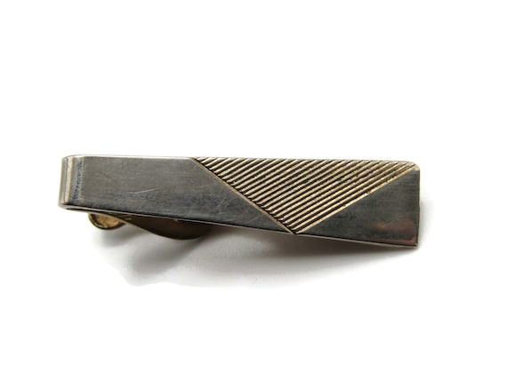 Geometric Triangles Etched Line Pattern Gold Tone Tap… - Gem
