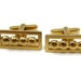Vintage Cufflinks for Men Ball Line Center Nice Design Gold Tone - Etsy