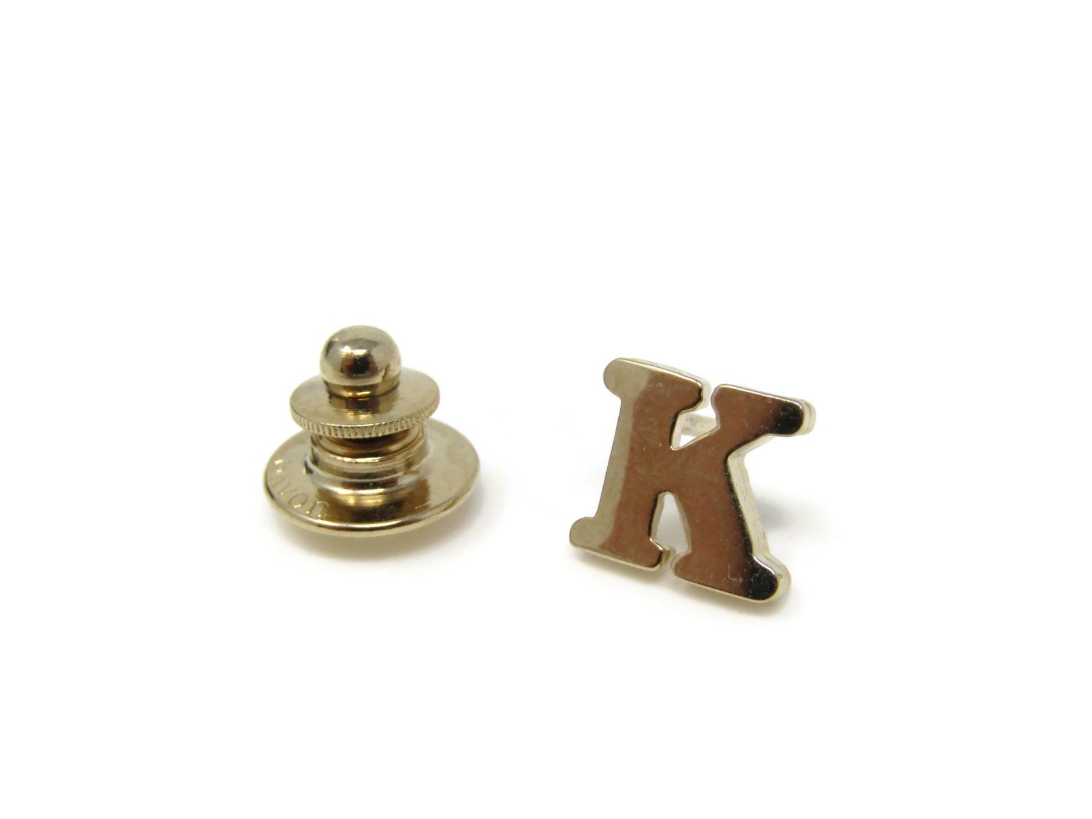 Letter K Initial Tie Tack Pin Vintage Men's Jewelry Nice - Etsy