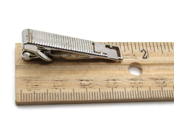 Vertical Lines And Square Tie Bar Men's Jewelry Tie C… - Gem