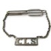 Vintage Tie Bar Clip: CLS Letters Initials "cls" Silver Tone Chain ...
