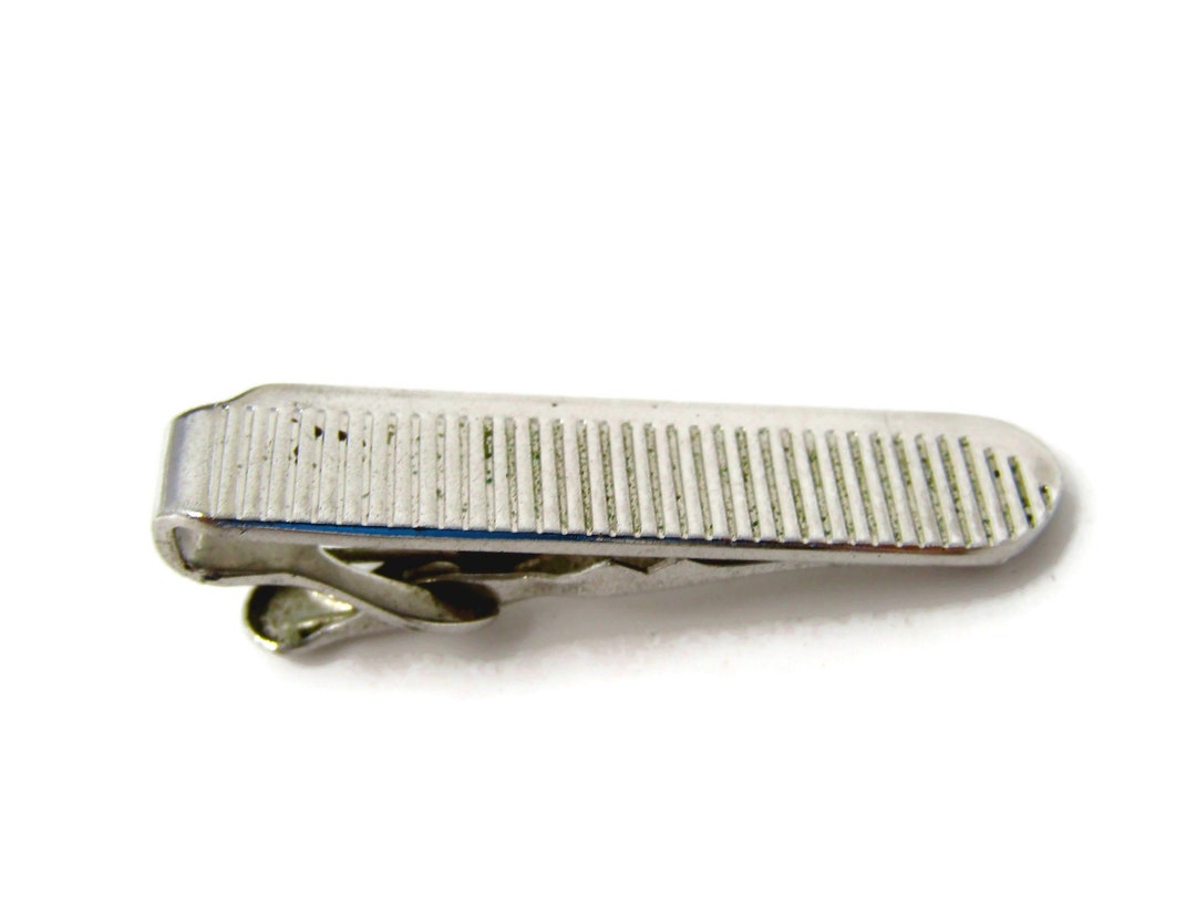 Cool Tie Clip Vintage Tie Bar Retro Grooves Gift for Dad Son Husband ...