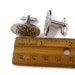 Vintage Cufflinks for Men: KHS Letters Initials Script Font Design ...