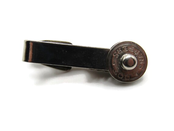 Dot Snappers Snap Design Straight Bar Silver Tone Tie… - Gem