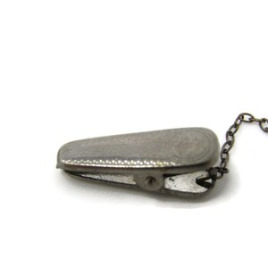 Antique Dress Clips on Chain One Slides Along the Chain - Etsy