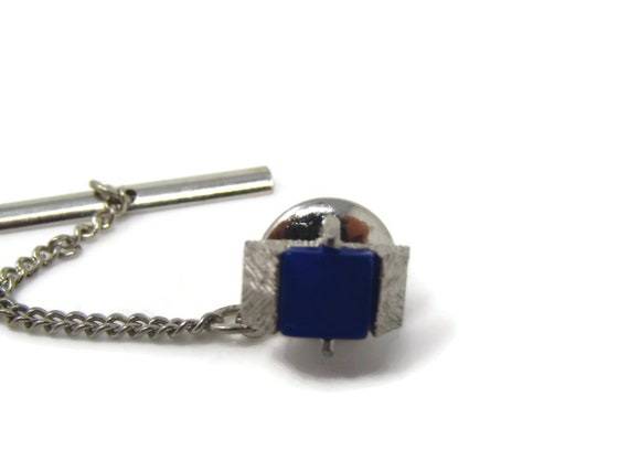 Vintage Tie Tack Tie Pin: Blue Center Excellent Desig… - Gem