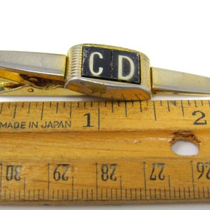 Vintage Tie Bar Clip for Men: CD Letter Initials "cd" Art Deco (obvious ...