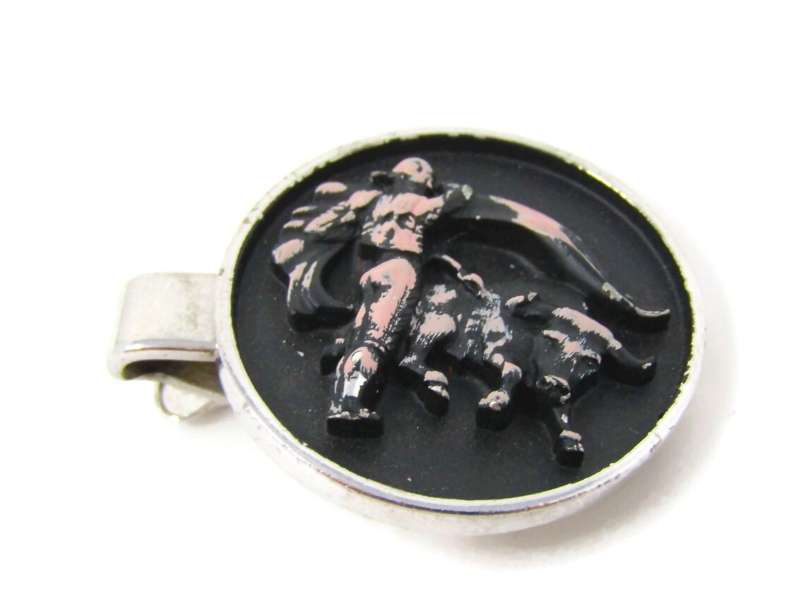 Bull Fighter Tie Clip Men's Vintage Tie Bar Excellent - Etsy