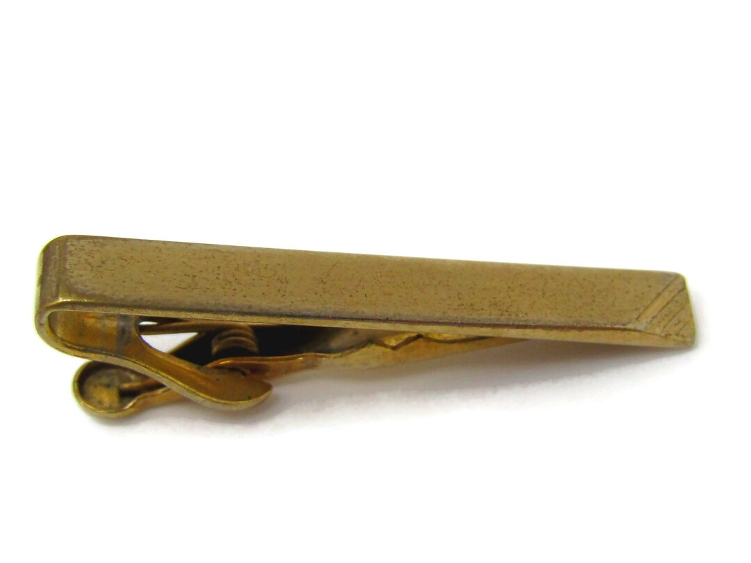 Cool Tie Clip Vintage Tie Bar Step Tip Design Gift for Dad Son Husband ...