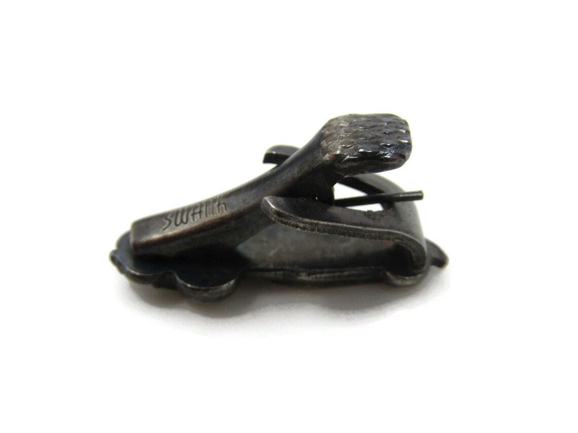 Antique Car Automobile Small Tie Bar Clip Silver Tone Vintage | Etsy