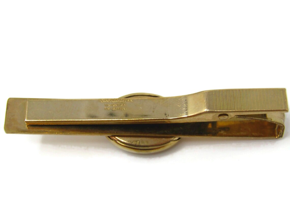 Cool Tie Clip Vintage Mens Tie Bar High Quality 12K TGF Black | Etsy