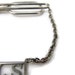 Vintage Tie Bar Clip: CLS Letters Initials "cls" Silver Tone Chain ...