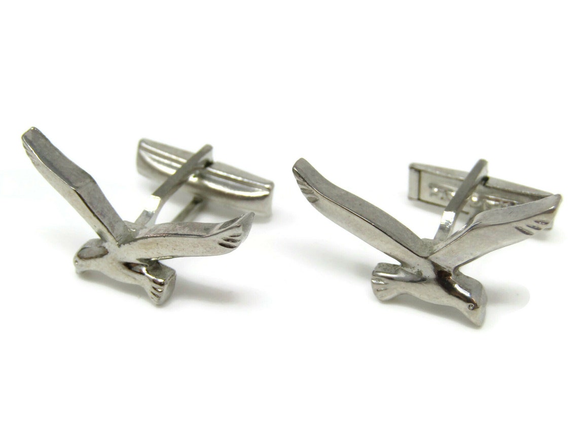 Flying Bird Cufflinks for Men's Vintage Men's Jewelry - Etsy