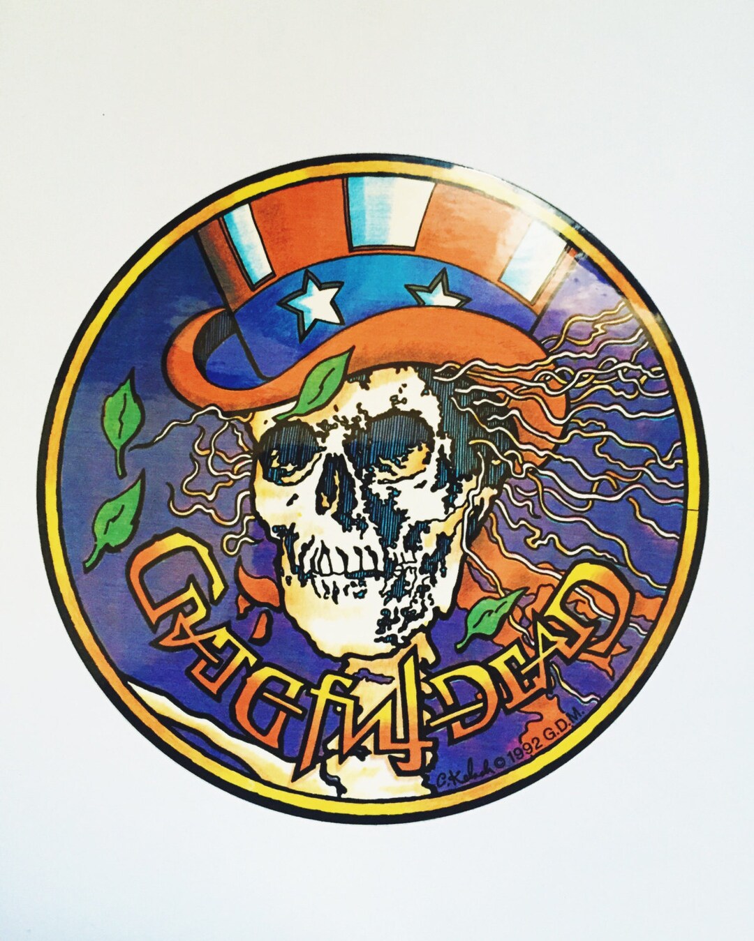 The Grateful Dead psycle Sam Vintage Decal - Etsy Singapore