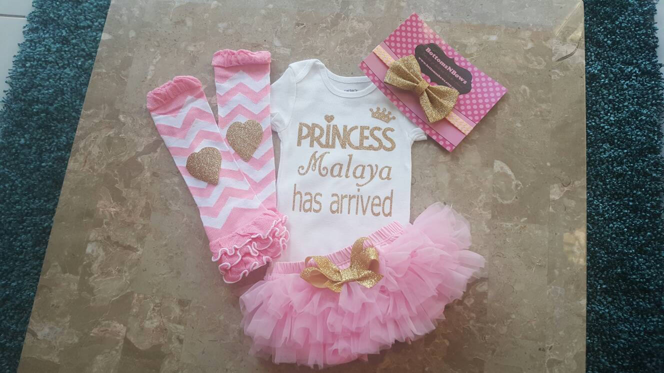 Gold Glitter Vinyl princess Has Arrived Bodysuit - Etsy