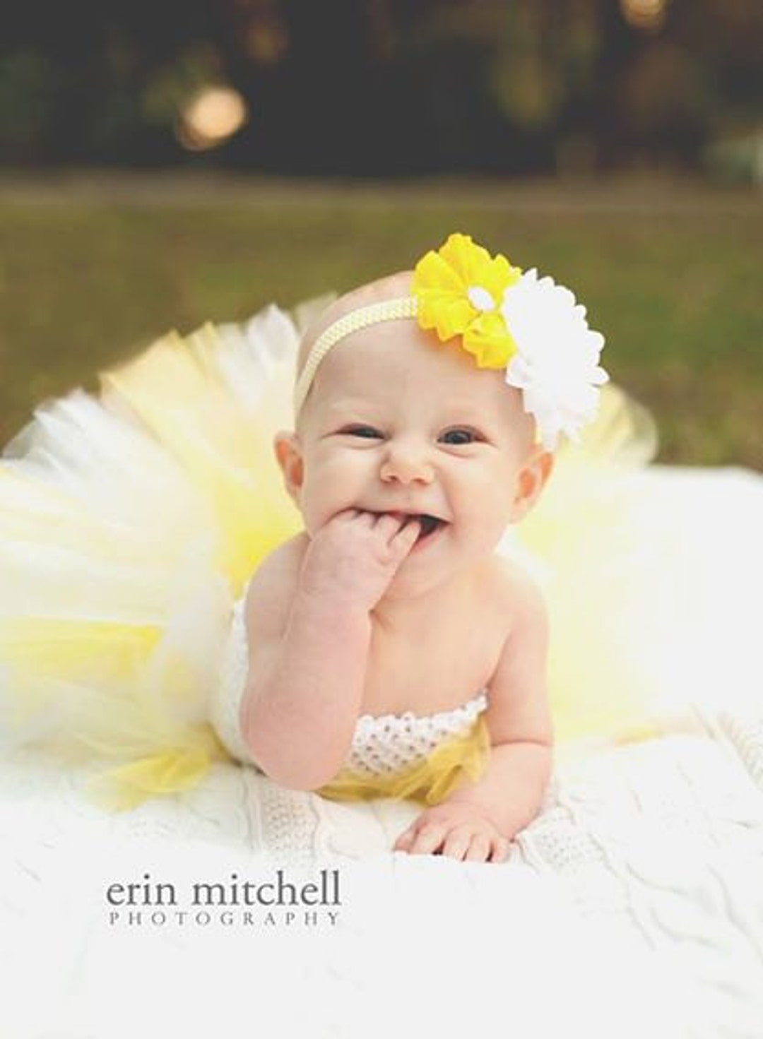 Bright Yellow Light Yellow & White Tutu Dress,baby Tutu Dress,birthday ...