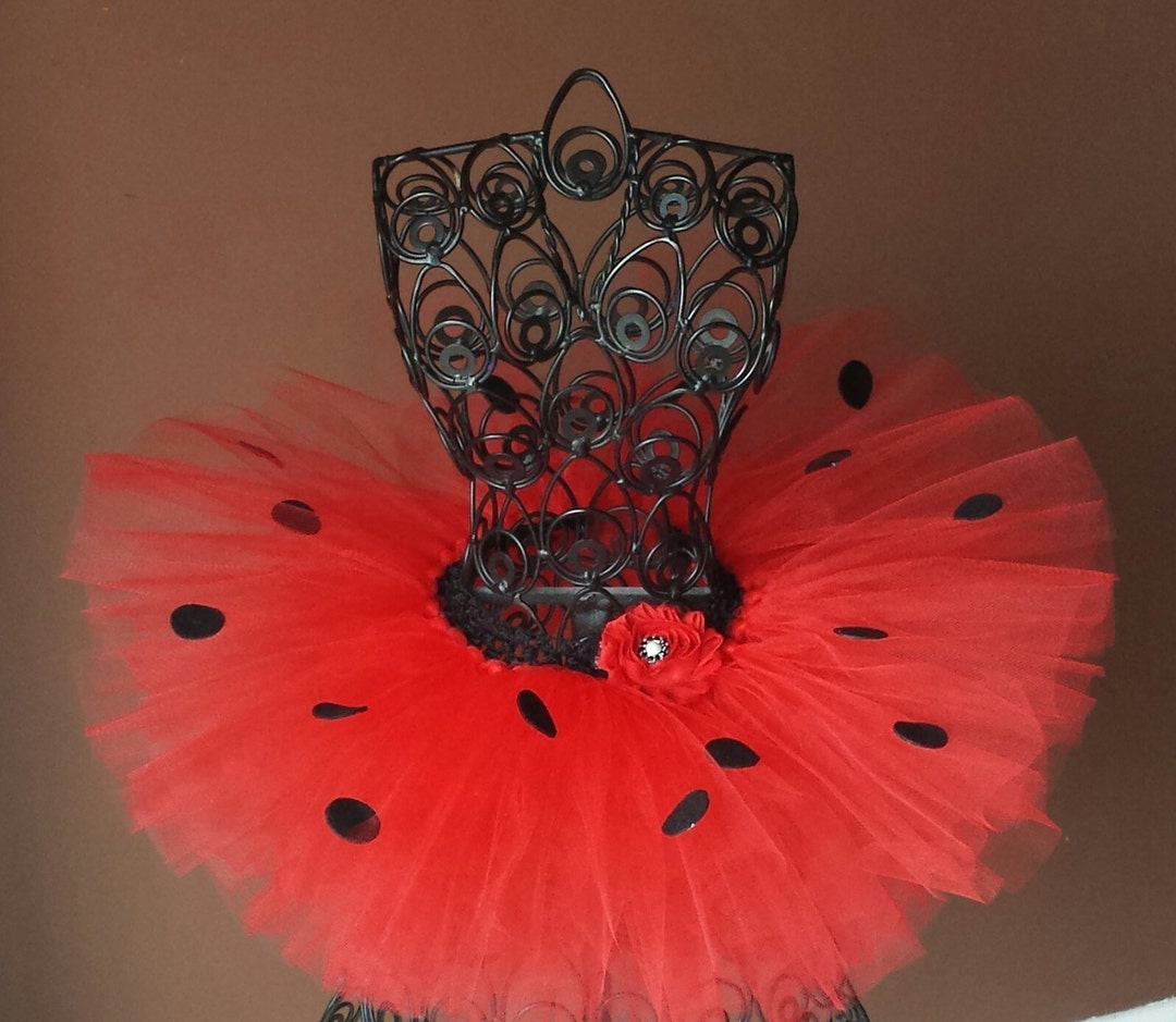 Lady Bug Tutu,crochet Tutu,tulle, Birthday Tutu,newborn Tutu,infant ...