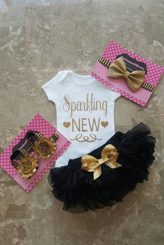 Gold Glitter Vinyl sparkling New Bodysuit black | Etsy