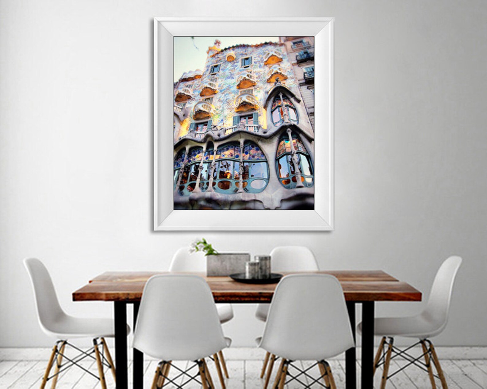 Spain Photo Gaudi Print Barcelona Photo Architecture Print - Etsy