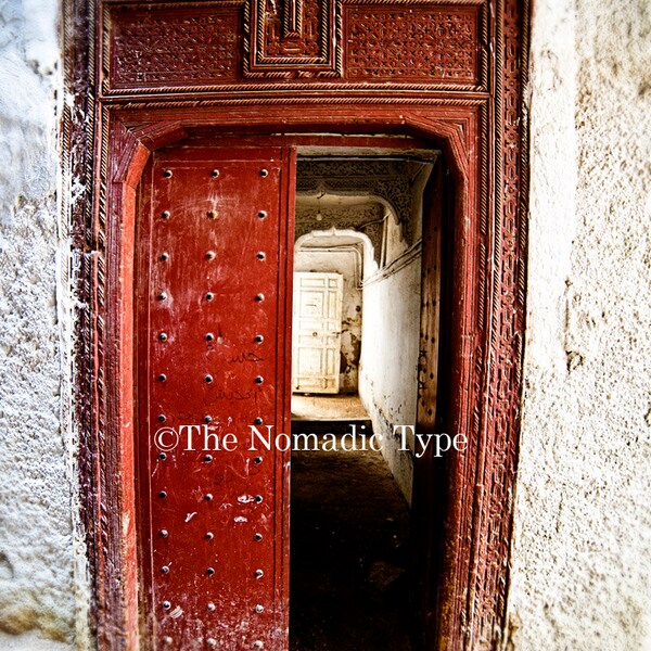 Red Door Print - Etsy