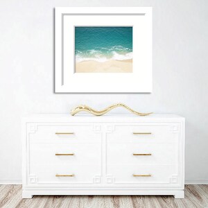 Turquoise Beach Art Ocean Wall Print Turquoise Water Blue - Etsy