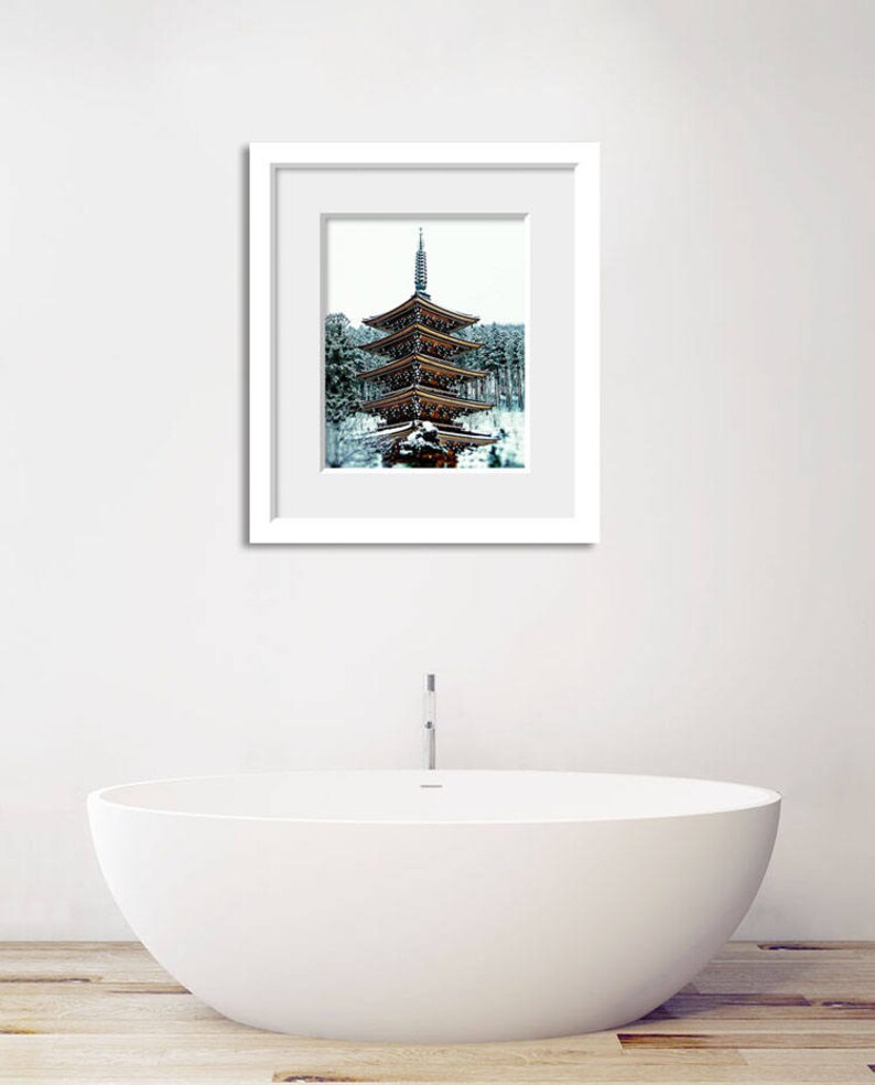 Asian Wall Art Pagoda Print Japan Photography Asia Travel - Etsy