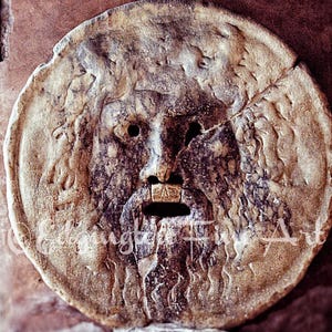 Rome Italy Travel Print, Mouth of Truth, Rome Photography, Bocca Della ...