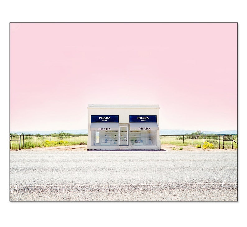 Marfa Print, Texas Photography, Girls Room Wall Art, Fashion Print ...