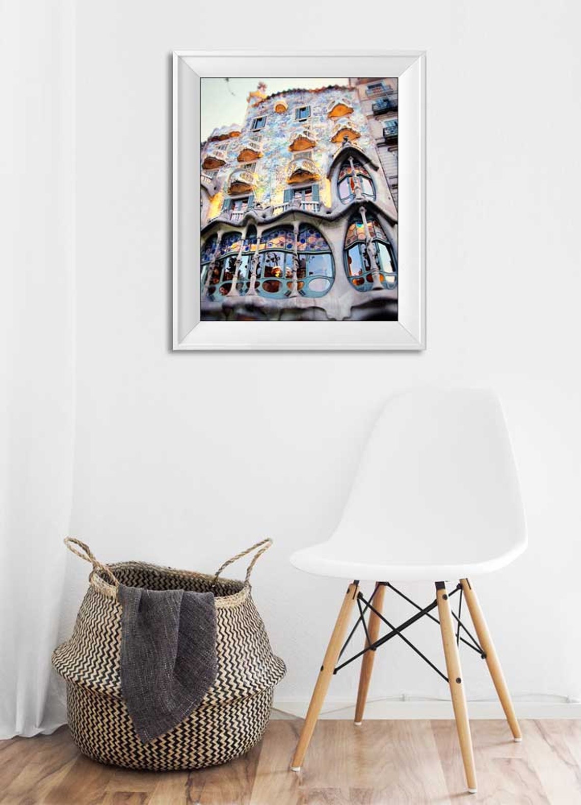 Spain Photo Gaudi Print Barcelona Photo Architecture Print - Etsy