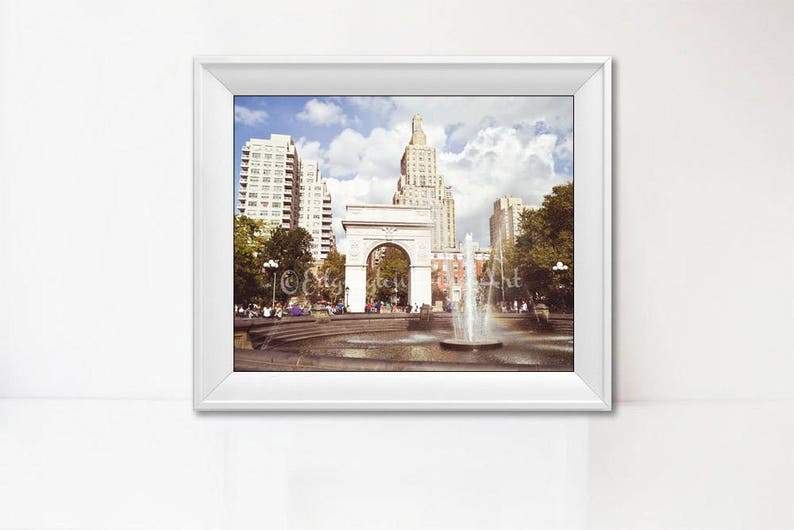 Washington Square Park New York City Print NYC Wall Art Travel - Etsy