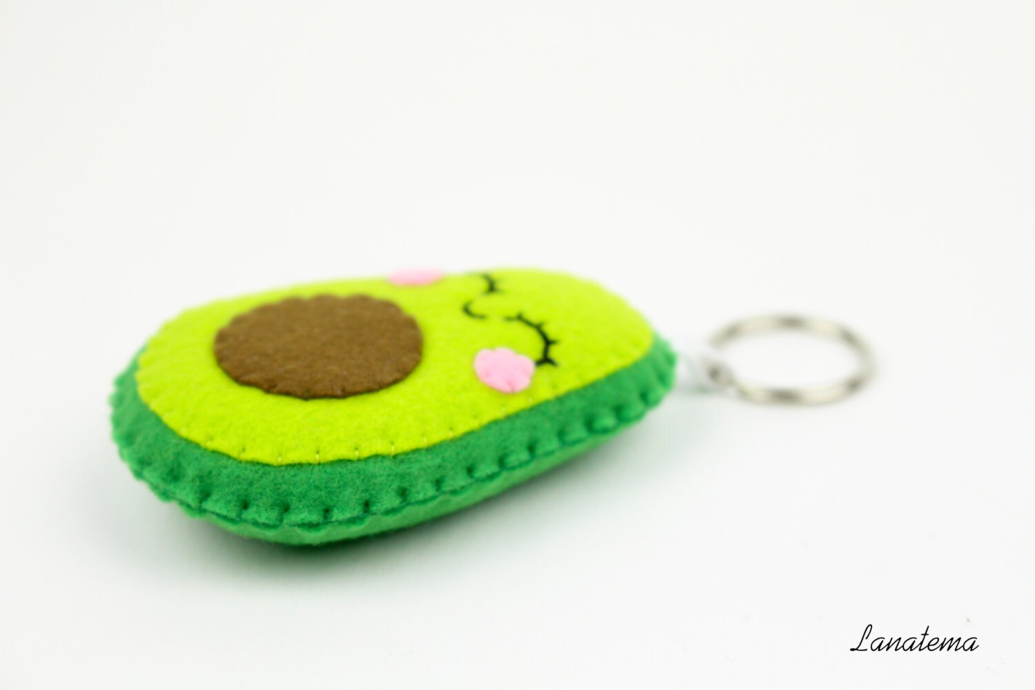 Avocado Keychain. Felt Avocado Keyring. Sushi Lover. Gift for - Etsy UK