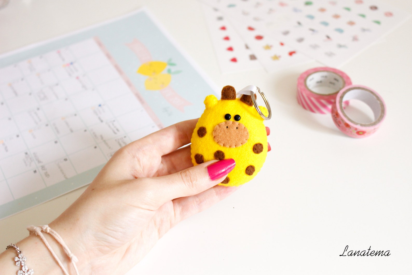 Animal Keychain Cat Keychain Chubby Animal Key Ring Fox | Etsy