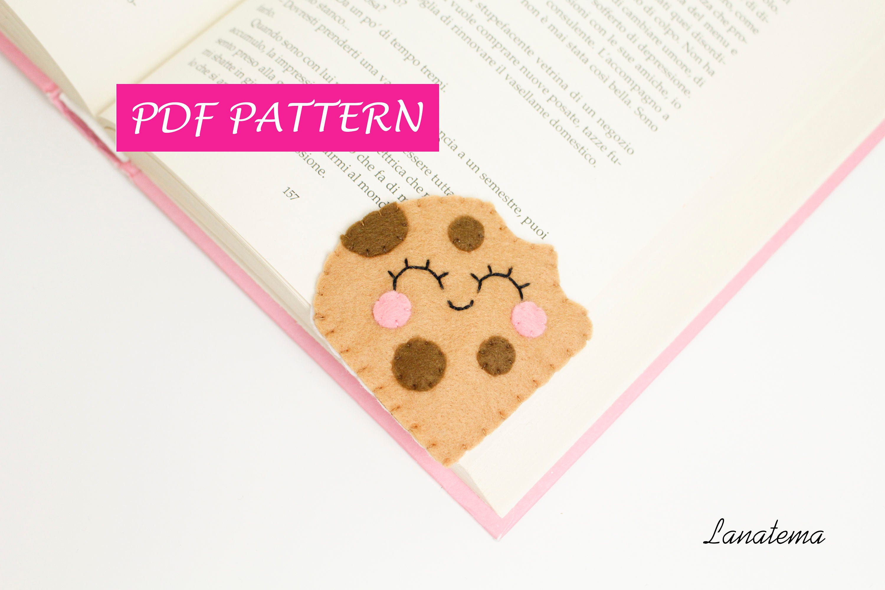 Felt Pattern Bookmark PDF Easy Tutorial Make Your Own DIY - Etsy