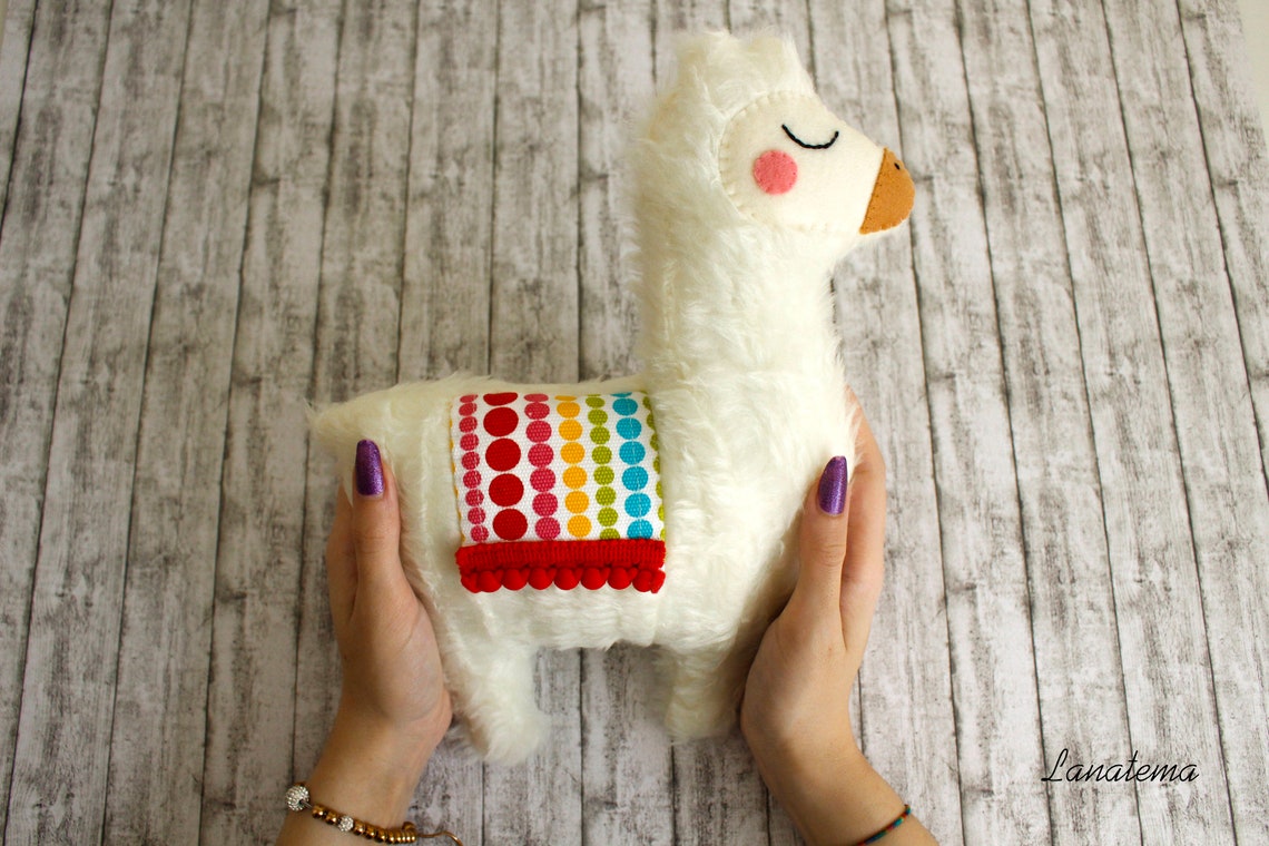 Llama Plush Pattern Pdf Sewing Pattern Felt Stuffed Animal - Etsy UK