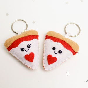 Best Friend Keychain, Food Keychain, Friendship Keychain Personalized ...